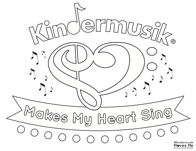 We Love Kindermusik Music Classes - Coloring Page Giveaway